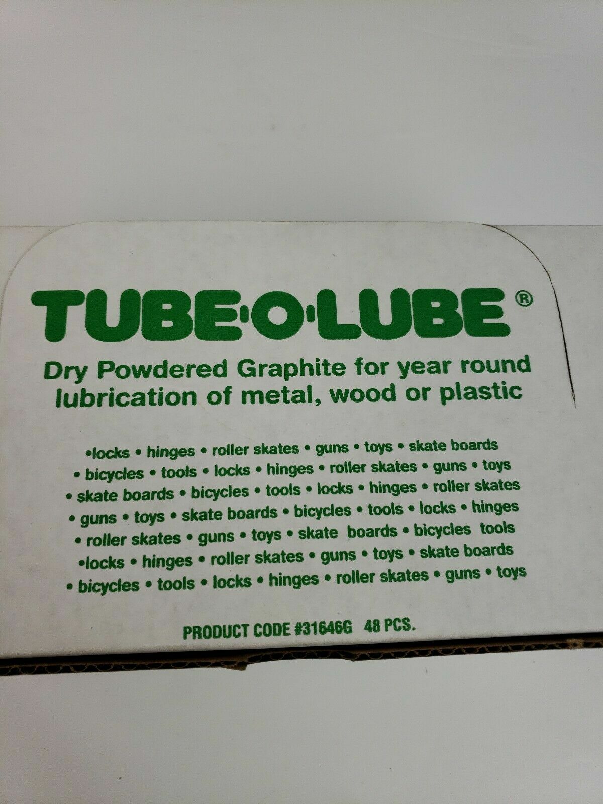 2 TUBES-O-LUBE DRY POWDERED GRAPHITE NET WT. 0.21OZ 6 GRAMS NEW | eBay