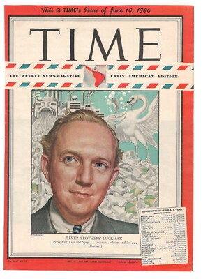 LEVER BROTHER CHARLES LUCKMAN 1946 TIME solo cover originale da ...