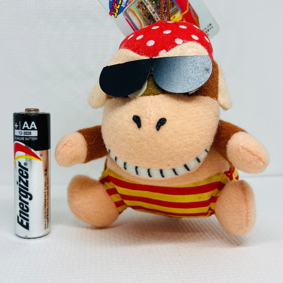 Banpresto 1995 Super Donkey Kong Plush Keychain Funky Kong | eBay