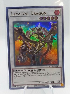 Yugioh! Lavalval Dragon - GFTP-EN047 - Ultra Rare - 1st Edition | eBay