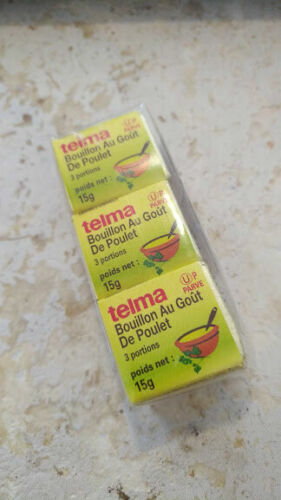 3 x telma - CHICKEN STOCK CUBES - 3 PACKETS OF 3 - Authentic for sale ...