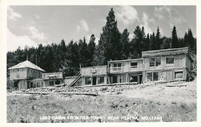 RCCP Lost Cabin Frontier Town, Helena, Montana Real Photo Postcard | eBay