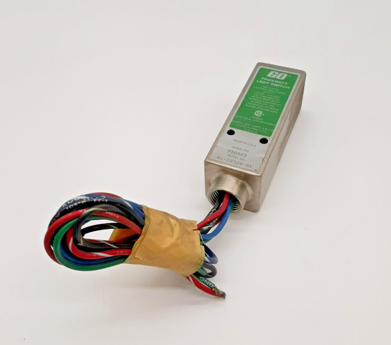 GO 81-20524-A1 Proximity Limit Switch | eBay