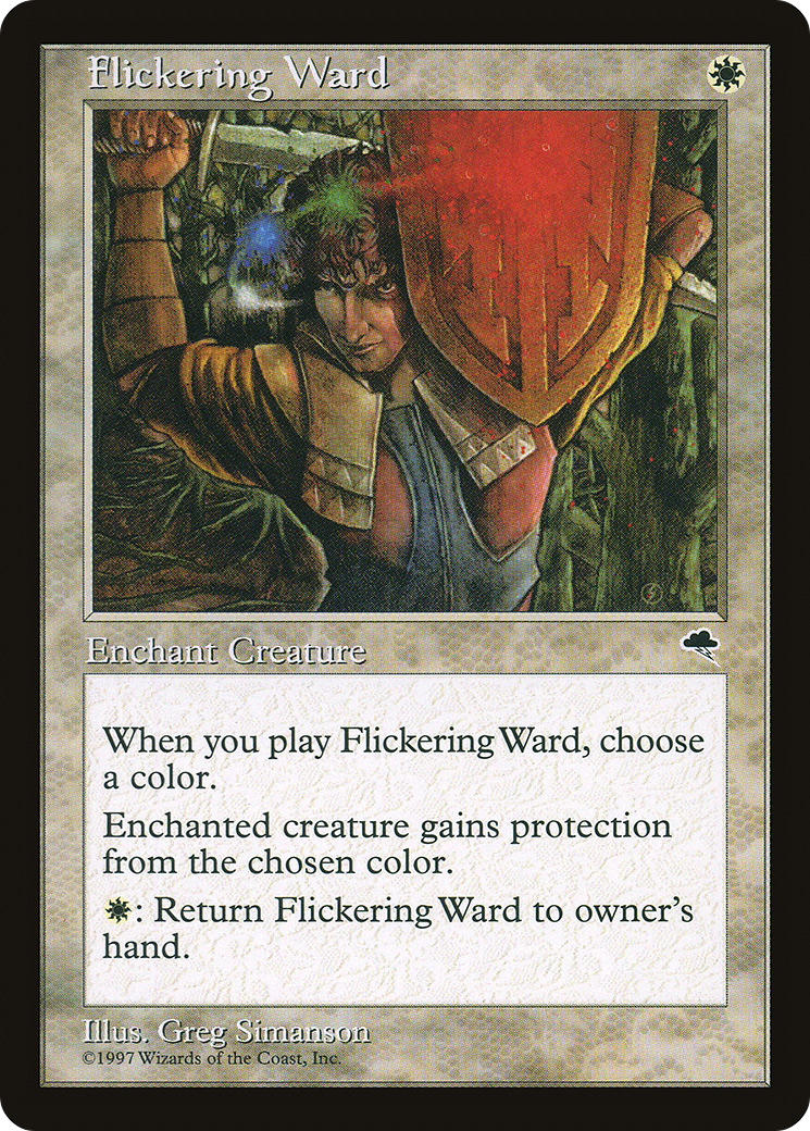 Flickering Ward X (1) MTG Tempest Excellent/NM- 4RCards | eBay