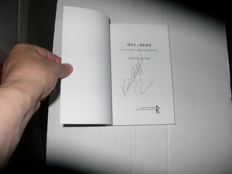 Dot Dead by Keith Raffel (2006, Paperback) SIGNED 3rd Printing | eBay