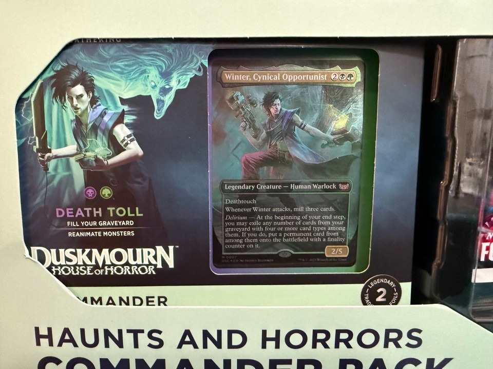 Magic The Gathering MTG Duskmourn Haunts & Horrors Commander Pack NEW ...