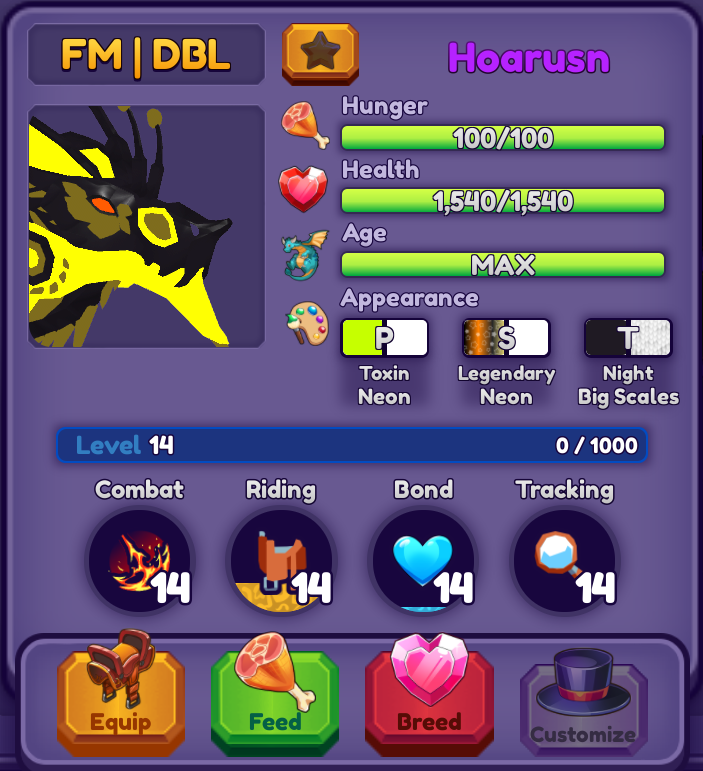 Hoarusn | Dragon Adventures | DA | Roblox | eBay