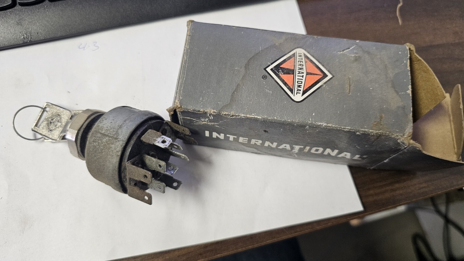 Navistar International Ignition Switch 468438C91 With Keys for sale ...