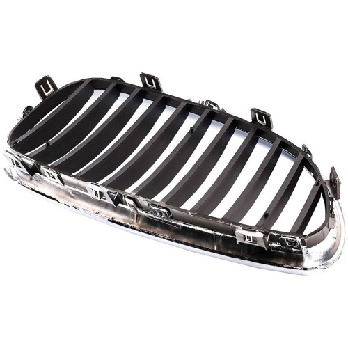 Bumper Hood Chrome Grill Grille Kidney Front L + R for BMW E60 E61 ...