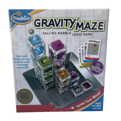 Thinkfun Gravity Maze Logic Brain Game For Ages 8 & Up New Sealed ...