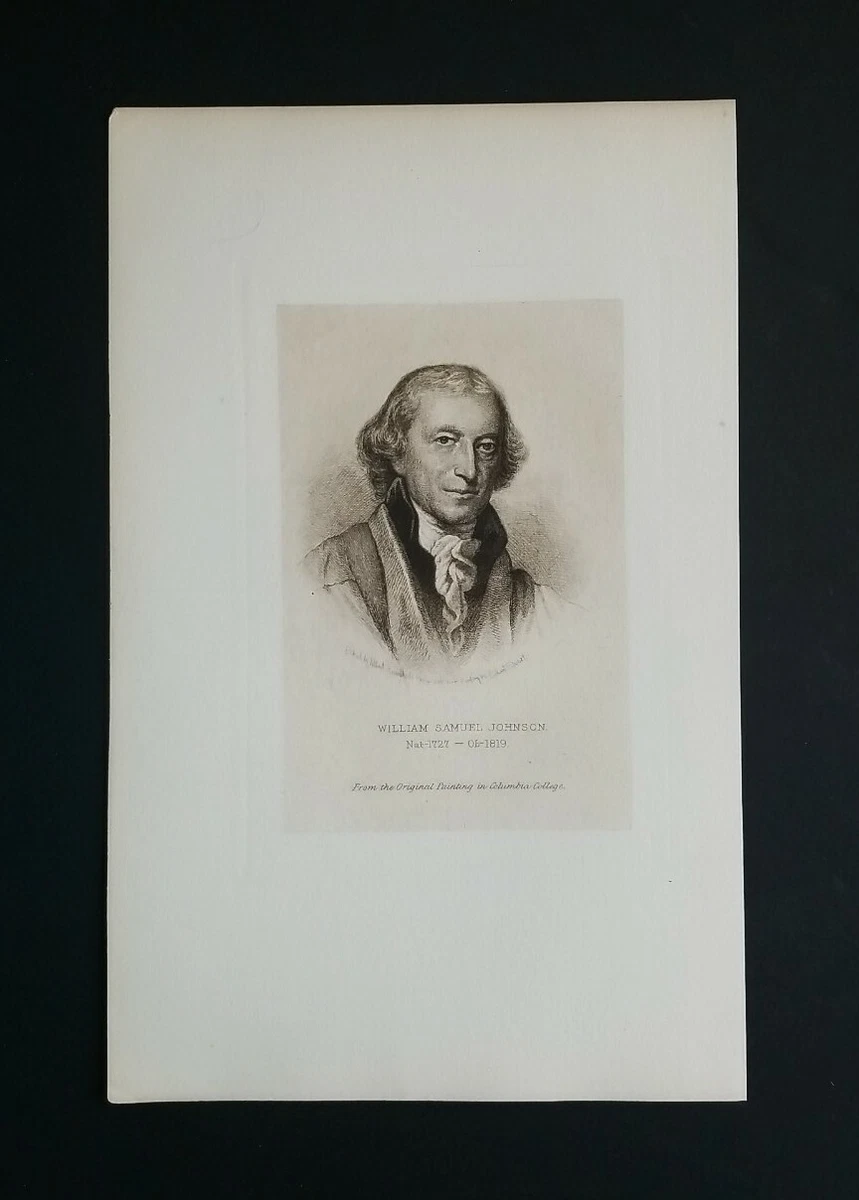 William Samuel Johnson Signature