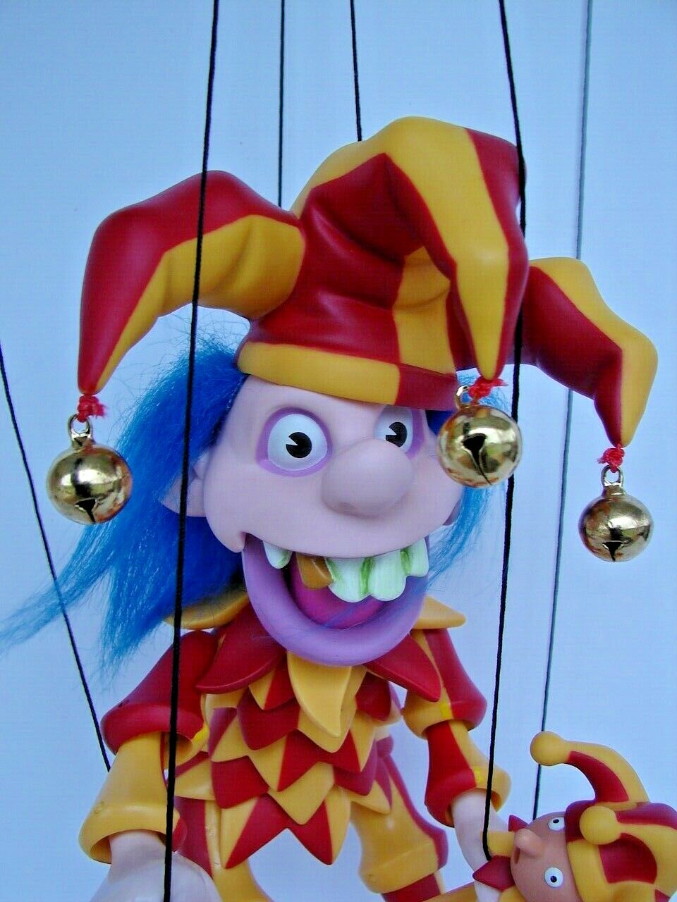 RARE Dexter The Jester Marionette designed by Daniel Oates 2001 for ...