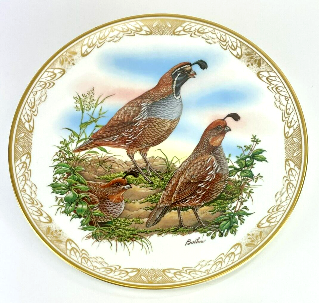 Boehm Studio Game Birds of North America 10.5" Collector Plate ...