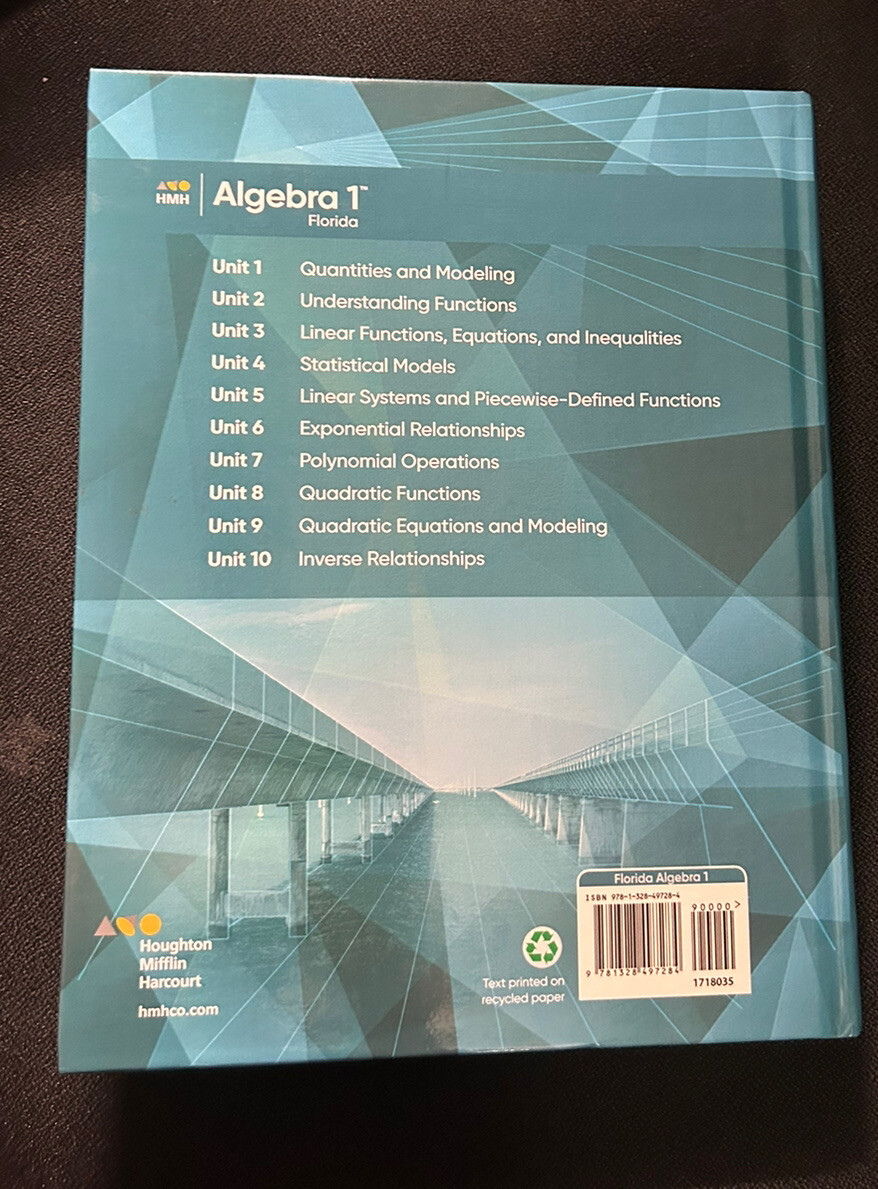 Florida Algebra 1 Textbook
