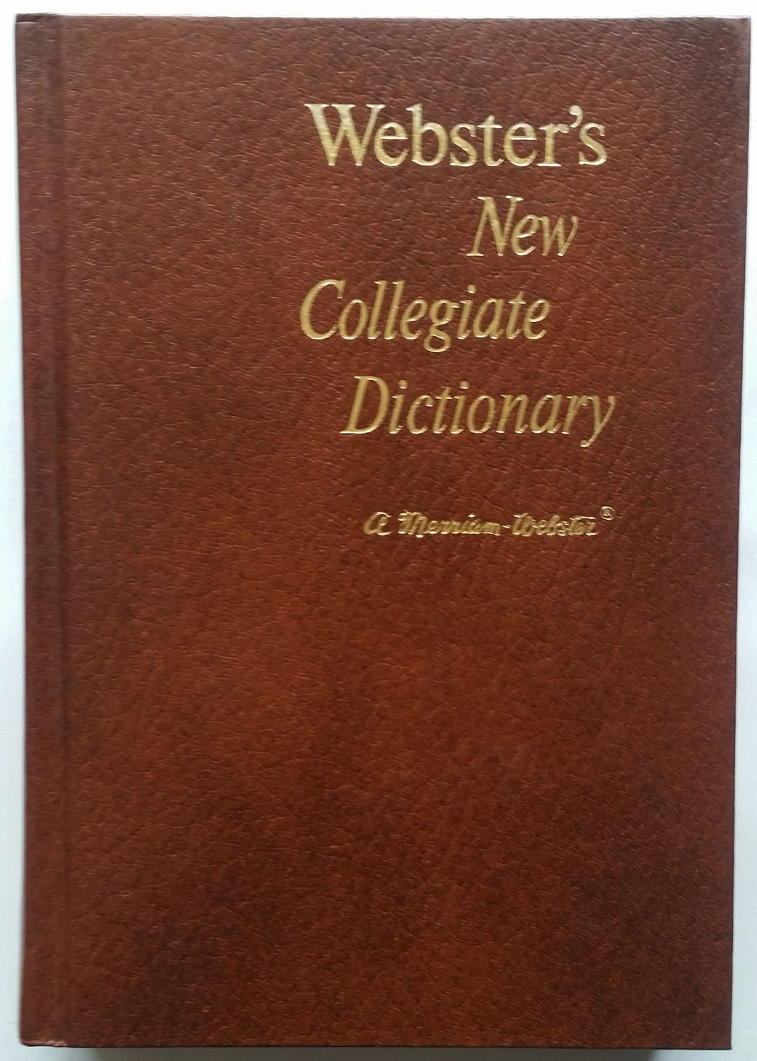 Webster's New Collegiate Dictionary: THUMB INDEXED (Hardcover ...