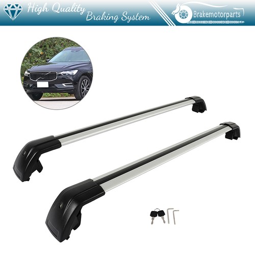Cross Bar For 2013-2018 Volvo XC60 Roof Rack Set Aluminum Luggage Cargo ...