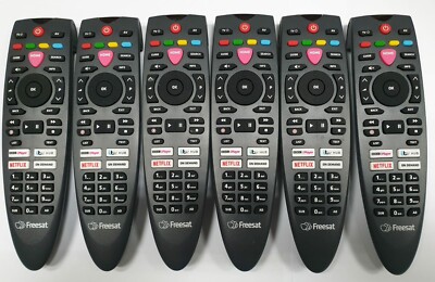6 x Freesat UHD-4X Smart 4K Ultra HD Digital TV Original Remote ...
