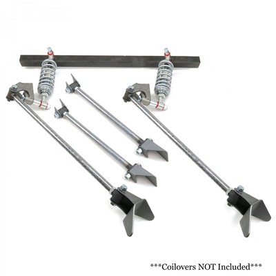 Custom Triangulated Rear 4-link & Crossmember w/ Coilover Shock Mount ...