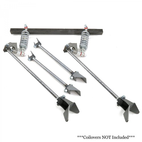 Custom Triangulated Rear 4-link & Crossmember w/ Coilover Shock Mount ...