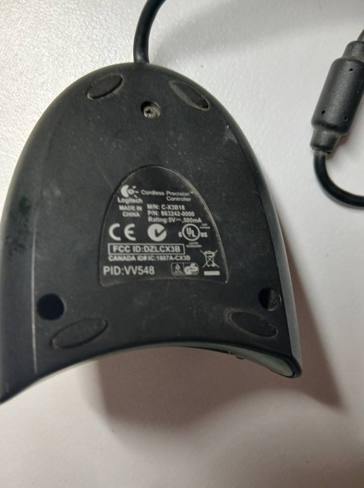 Original Xbox Logitech Cordless Wireless Precision Controller Receiver ...
