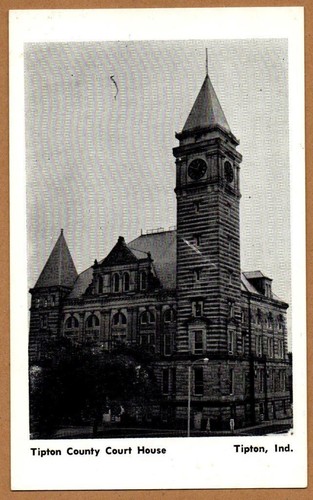 TIPTON COUNTY COURT HOUSE TIPTON INDIANA VINTAGE RPPC POSTCARD | eBay