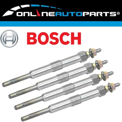Set of 4 Bosch Glow Plugs for Kia Sportage KM 2.0L D4EA Diesel Engine ...