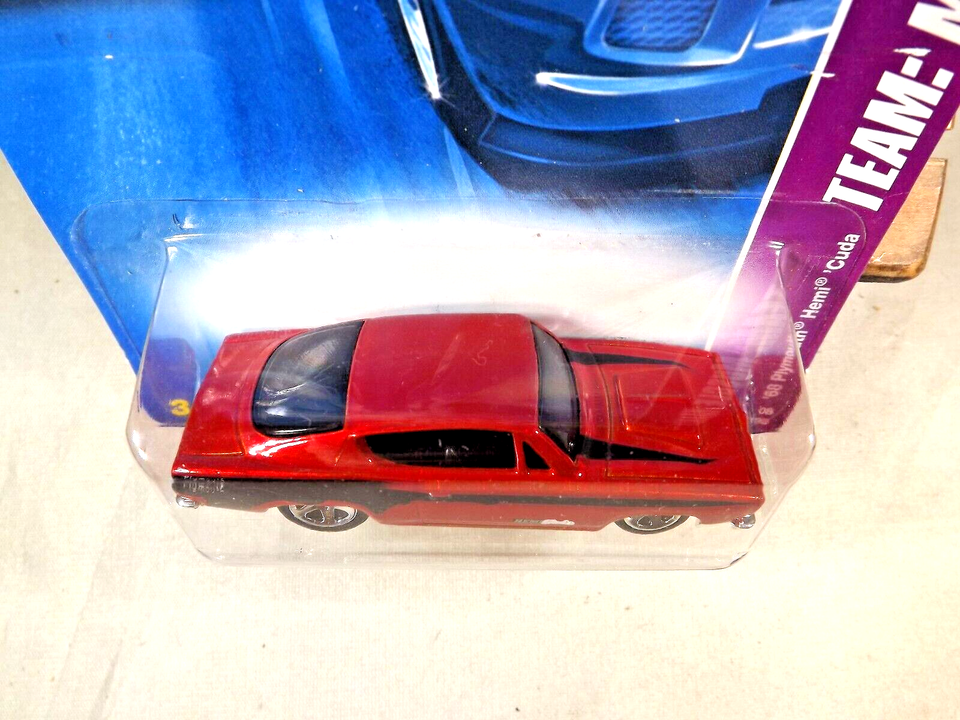 2008 Hot Wheels #134 Team: Muscle Mania 2/4 '68 PLYMOUTH HEMI CUDA ...