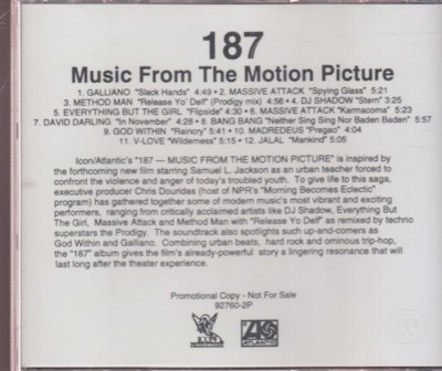 187: The Music (CD, Jul-1997, Icon/Atlantic Records) promo | eBay