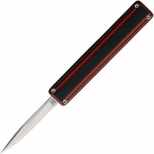 Rough Rider Zipper Knife Black and Red G10 Handle Sliding Blade | eBay