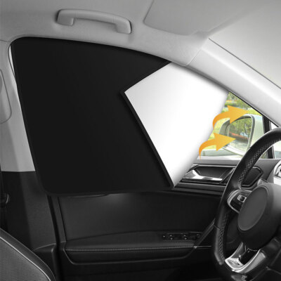 Magnetic Car Side Window Privacy Curtain Sunshade UV Reflection ...