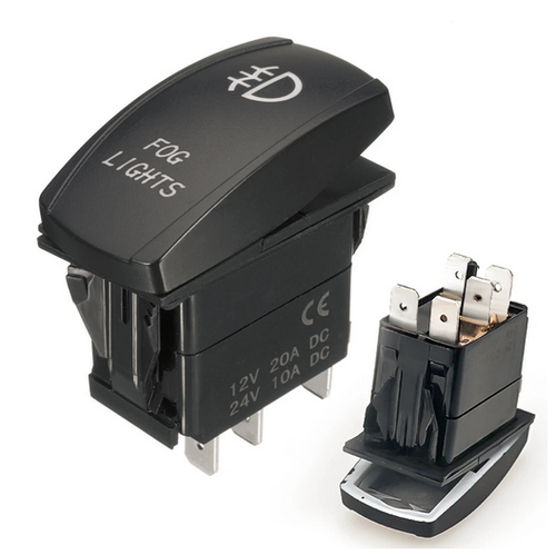 1pcs Rocker Switch with Backlight for Car Running Daytime Fog Driving ...