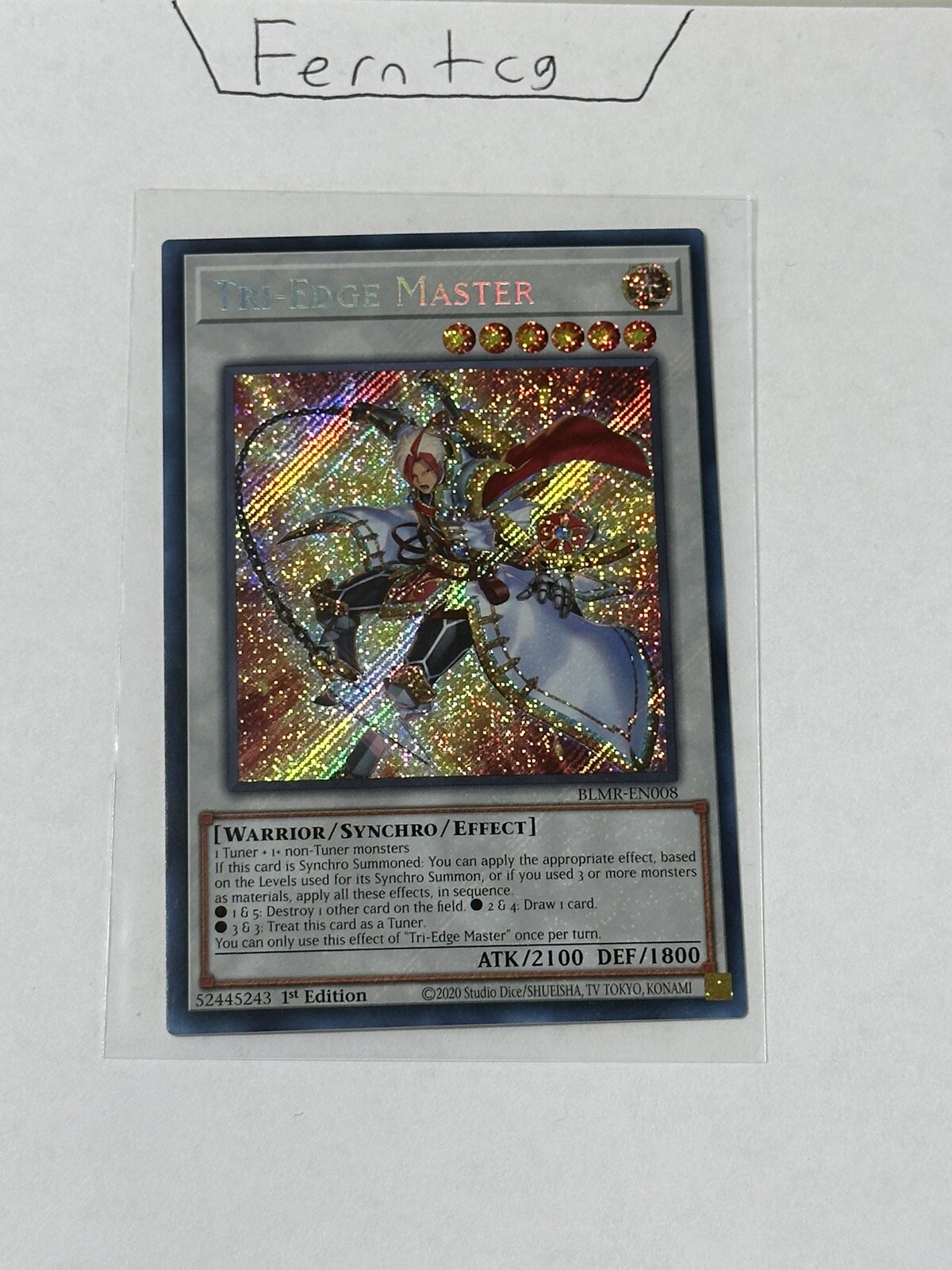 Yugioh Tri-Edge Master Secret Rare NM Monstrous Revenge Ships Same Day ...