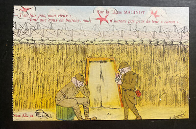 Mint France Picture Postcard PPC In The Maginot Line Defense | eBay