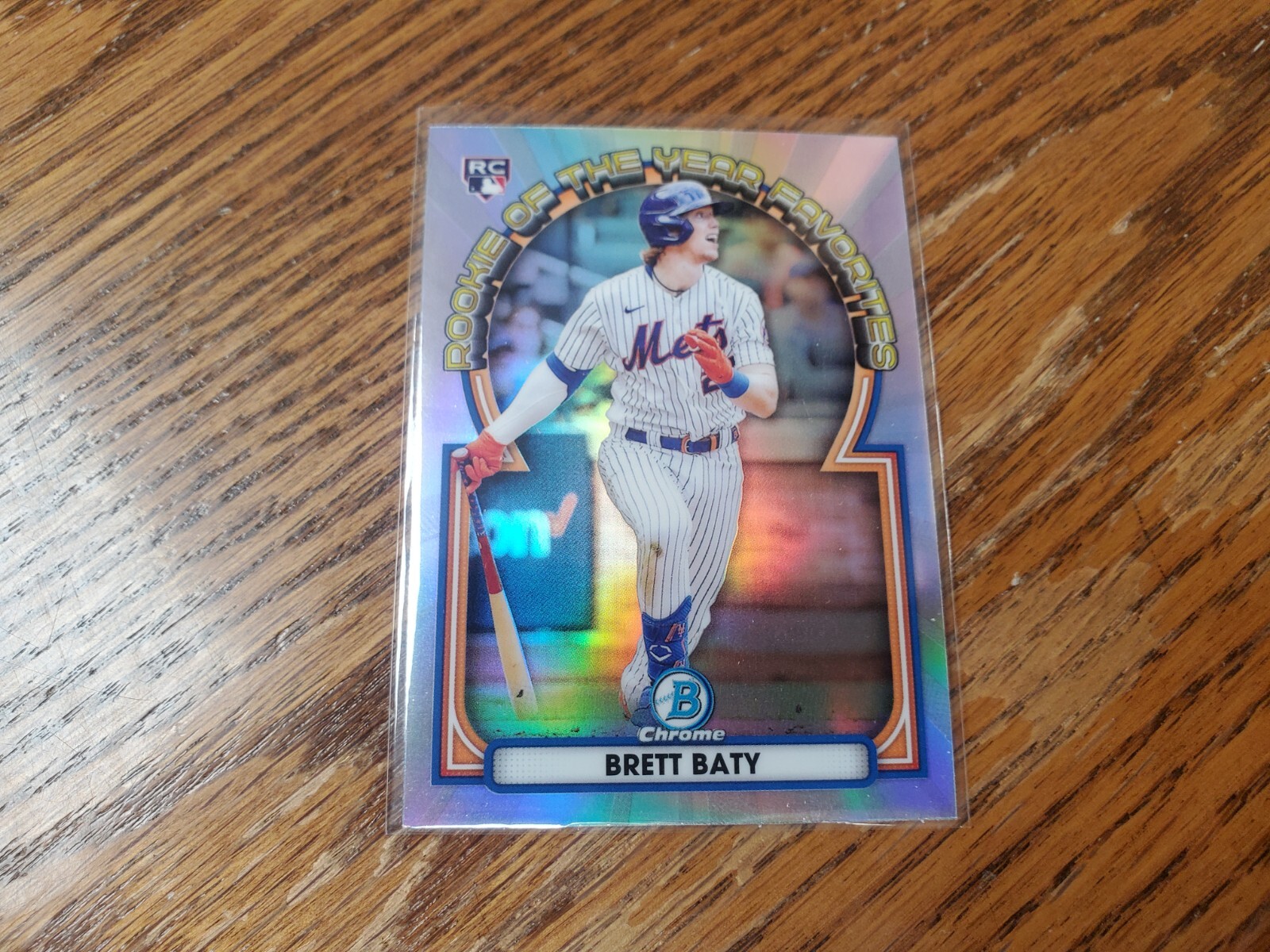 2023 Bowman Chrome Brett Baty Rookie of the Year Favorites Insert #ROYF ...