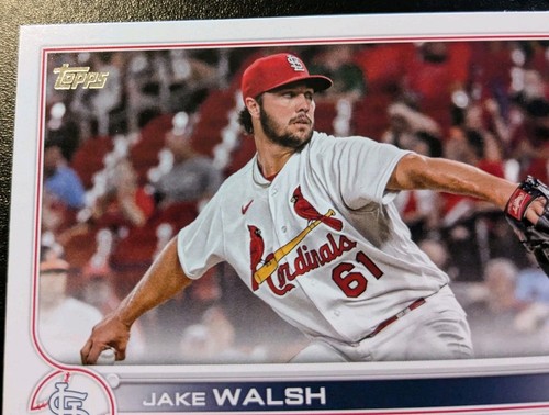 2022 Topps Update Series Baseball Jake Walsh Rookie #US306 St. Louis ...