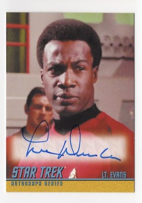 Lee Duncan as Lt. Evans STAR TREK TOS Portfolio Prints Autograph Card ...