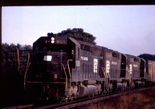 PC-Penn Central SD45 # 6120 @ Duncannon PA.-1971 Kodak slide | eBay