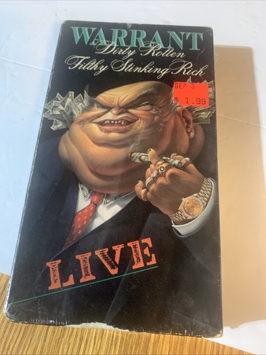 WARRANT dirty rotten filthy stinking rich SEALED VHS | eBay