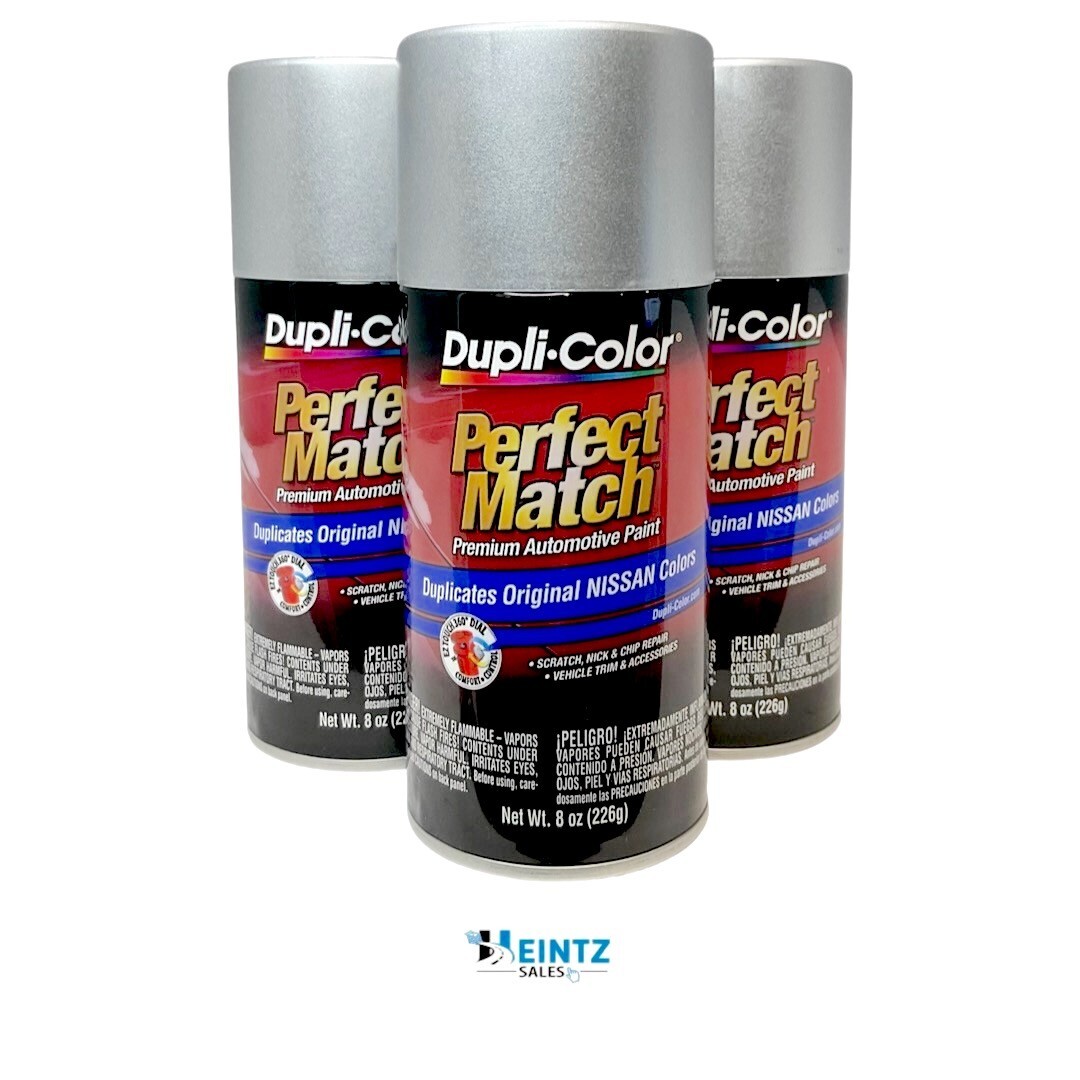 Duplicolor BNS0601 Perfect Match Nissan Silver Metallic 8 oz Aerosol ...