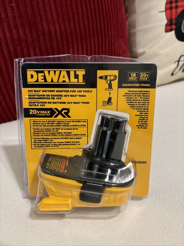 DEWALT DCA1820 20V Max Battery Adapter For 18V Tools Yellow Black ...