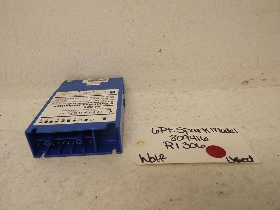 Wolf Range 809416 RI 306 6-Point Spark Module Used | eBay