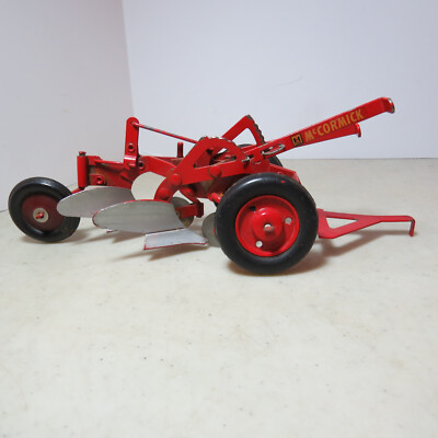 Carter IH McCormick 2-Bottom Plow Red Rims made 1954 USA 1/16 IH ...