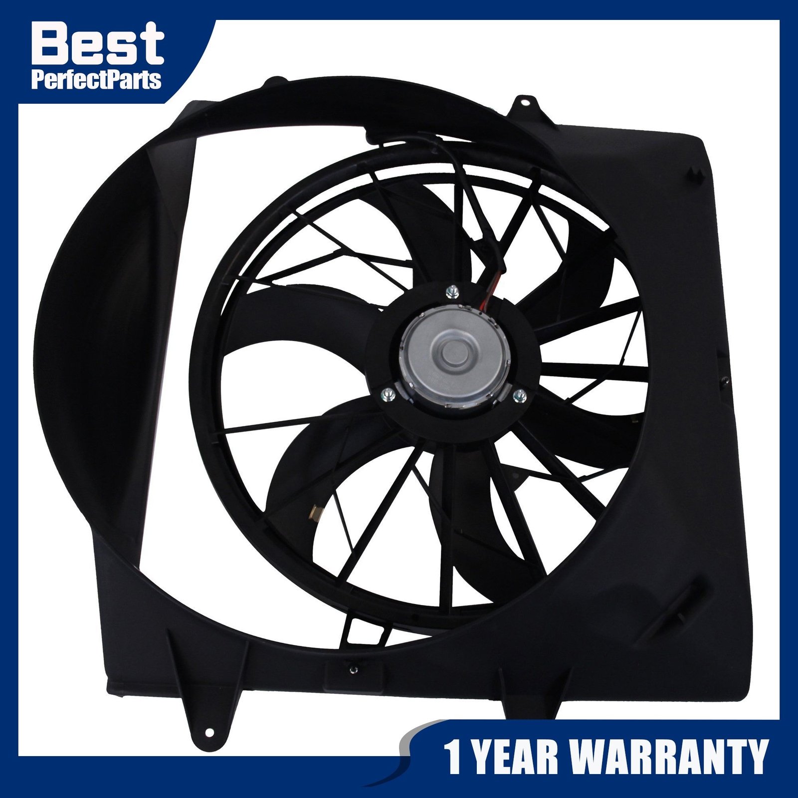 Radiator Cooling Fan & Shroud Assembly for 99-03 Jeep Grand Cherokee ...