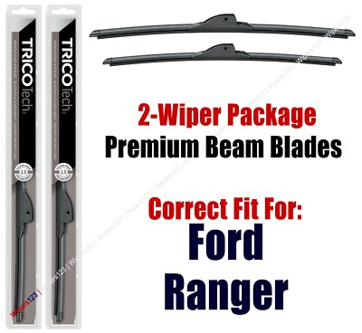Wipers 2-Pack Premium Wiper Beam Blades - fit 2019+ Ford Ranger - 19260 ...
