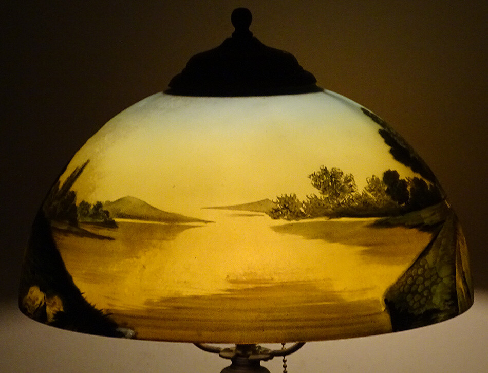 Phoenix Reverse Painted Lamps