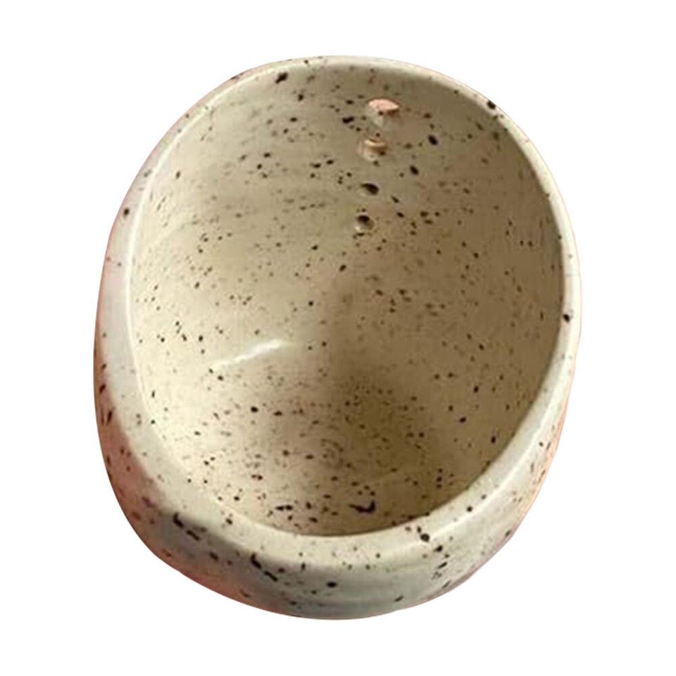 Pottery Herb Stripper Ceramic Cup Vegetable Leaf Remover for Cilantro ...