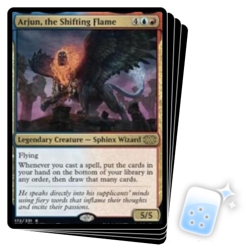 Arjun, The Shifting Flame X4 M/NM Magic: The Gathering MTG Double ...