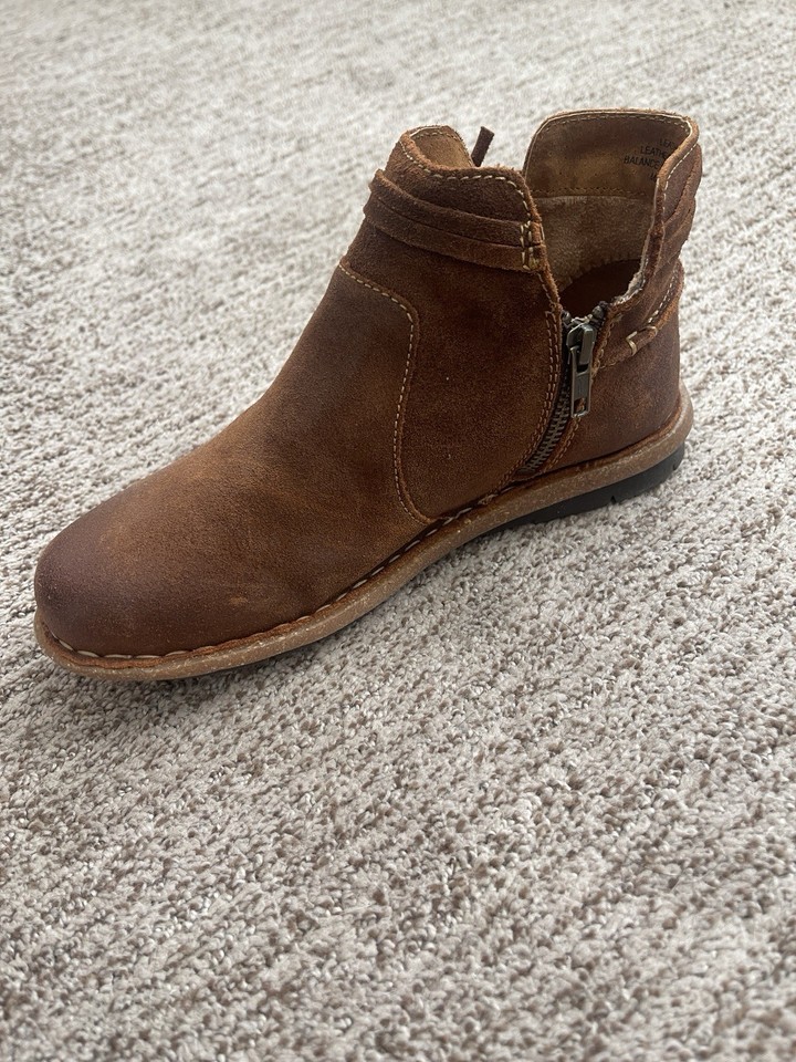 Born Wynter Women's Ankle Boot, Size 8 Brown Leather NEW | eBay