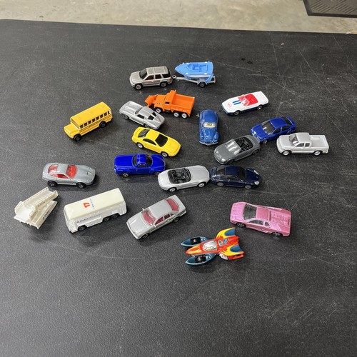 Real Toy Delta Double Decker Bus & Assorted Maisto Die Cast Toy Cars ...