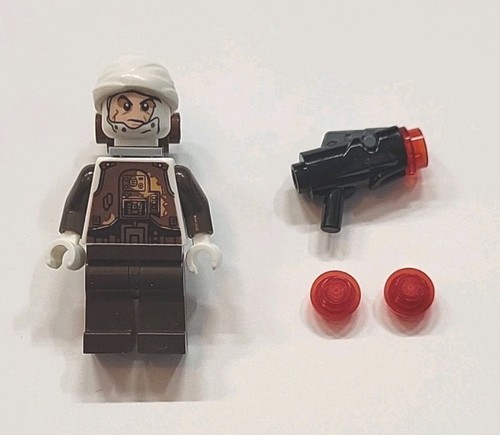 LEGO STAR WARS DENGAR WHITE TORSO MINIFIGURE sw0751 USED FROM 75167 w ...